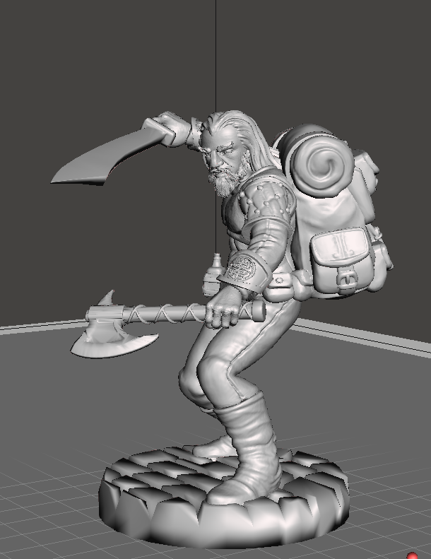 Ranger with scimitar & hand axe by DM WildBill | Download free STL ...