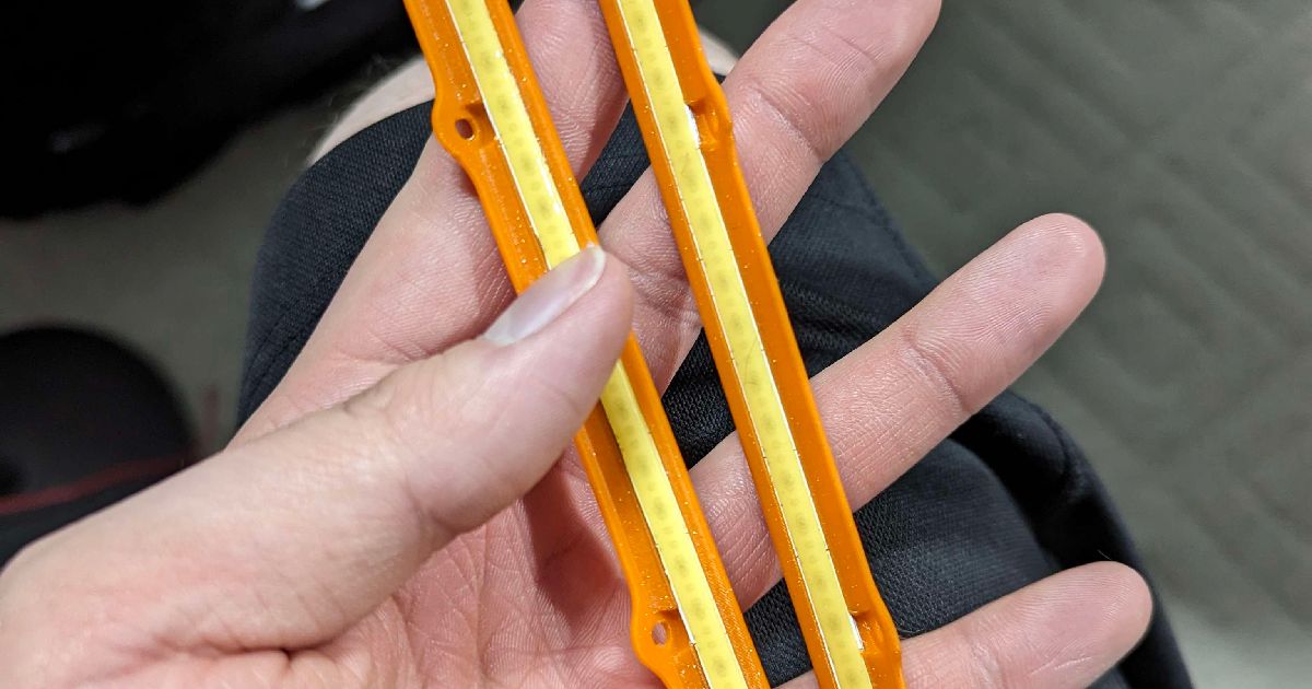 Voron v0.2 5mm COB LED Strip Light Mount by Smolzilla Makes | Download ...