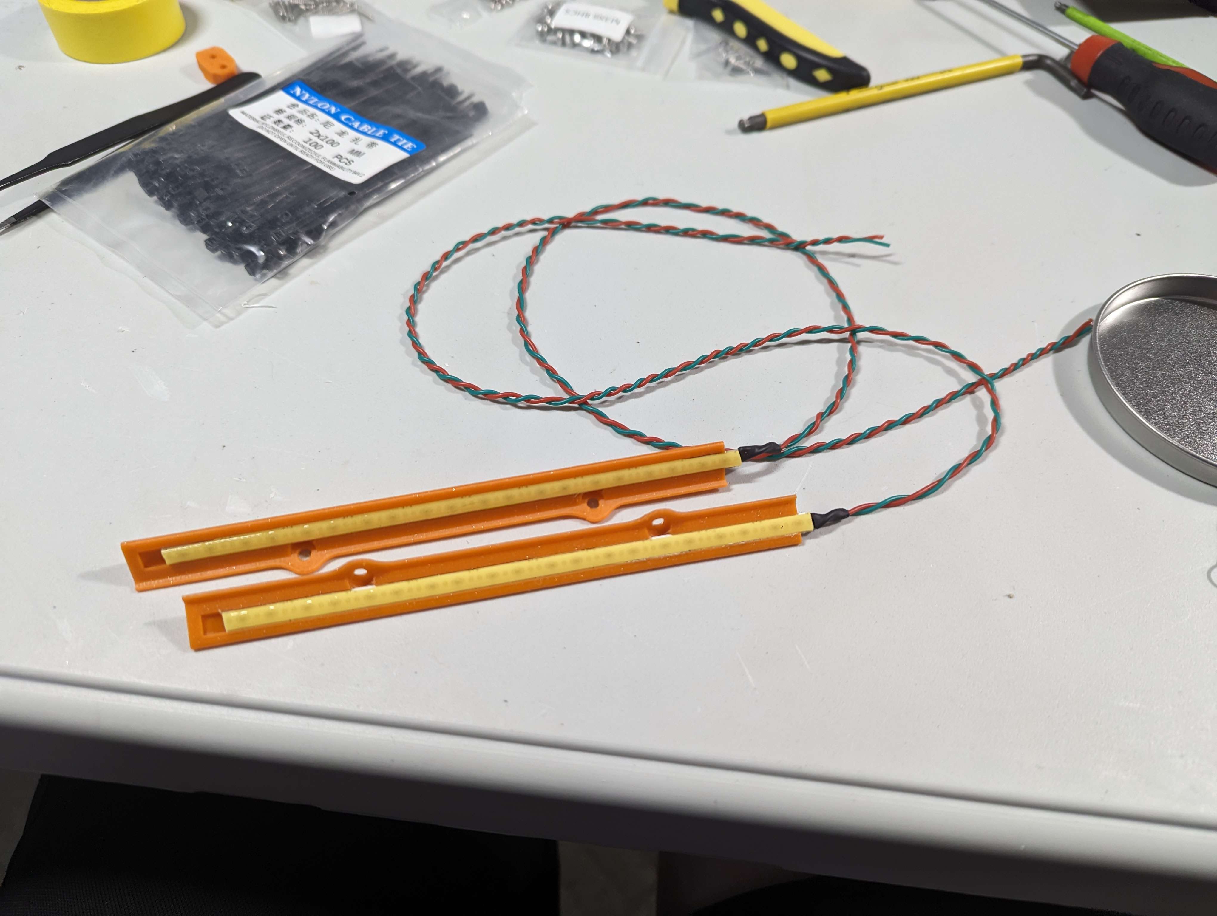 Voron v0.2 5mm COB LED Strip Light Mount by Smolzilla Makes | Download ...