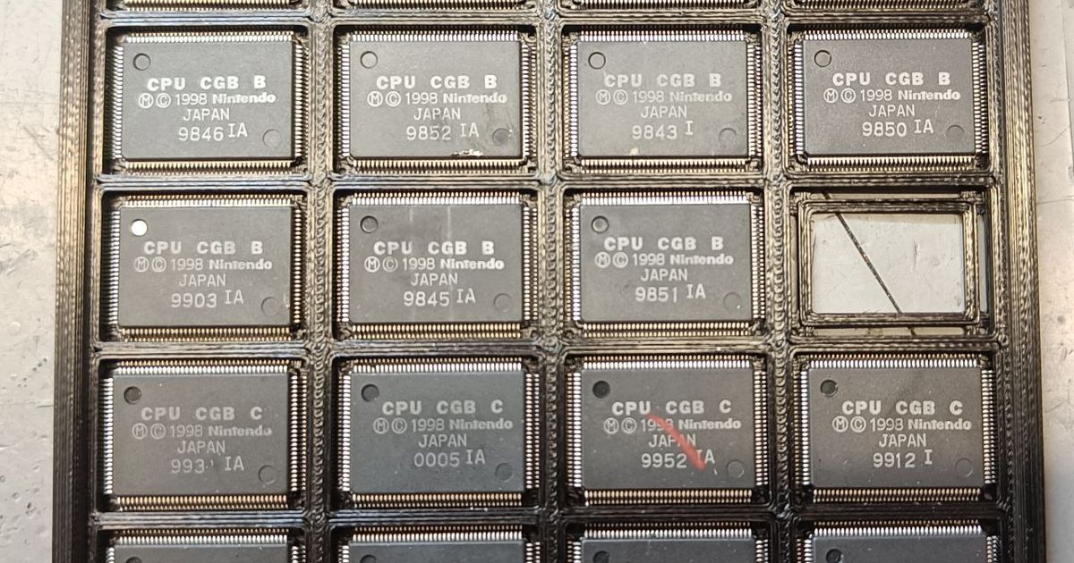 AGB & CGB CPU Tray by Consoles4You | Download free STL model | Printables.com