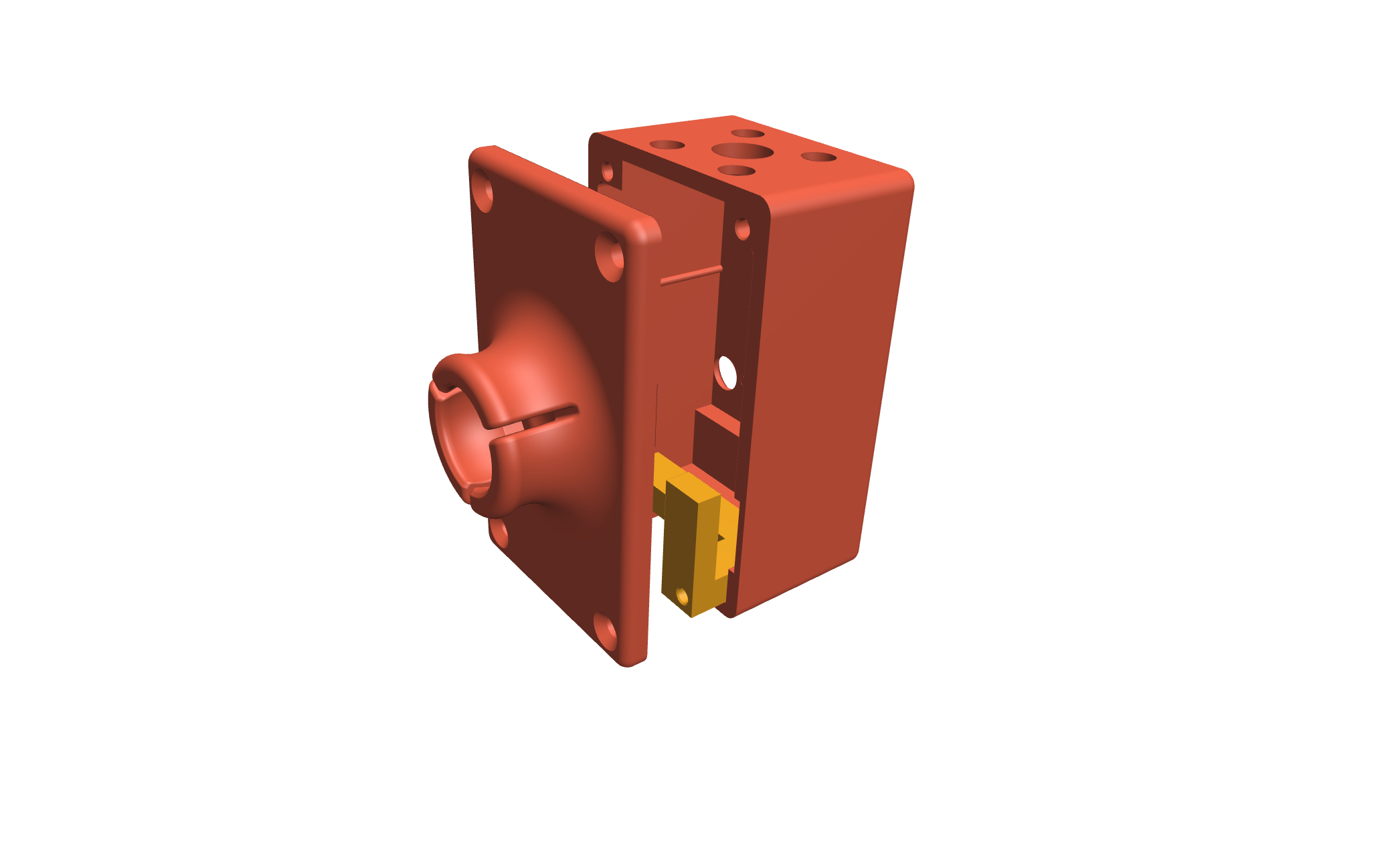 Simple ESP32-CAM Housing with mount by MIRE | Download free STL model ...