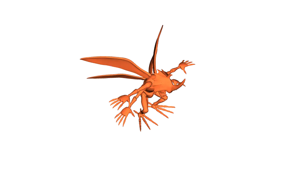 Kabuterimon from Digimon by Skeleton Dan | Download free STL model ...