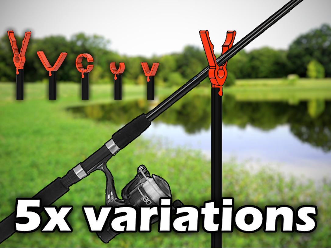 Fishing Rod Stand by Magmabow | Download free STL model | Printables.com