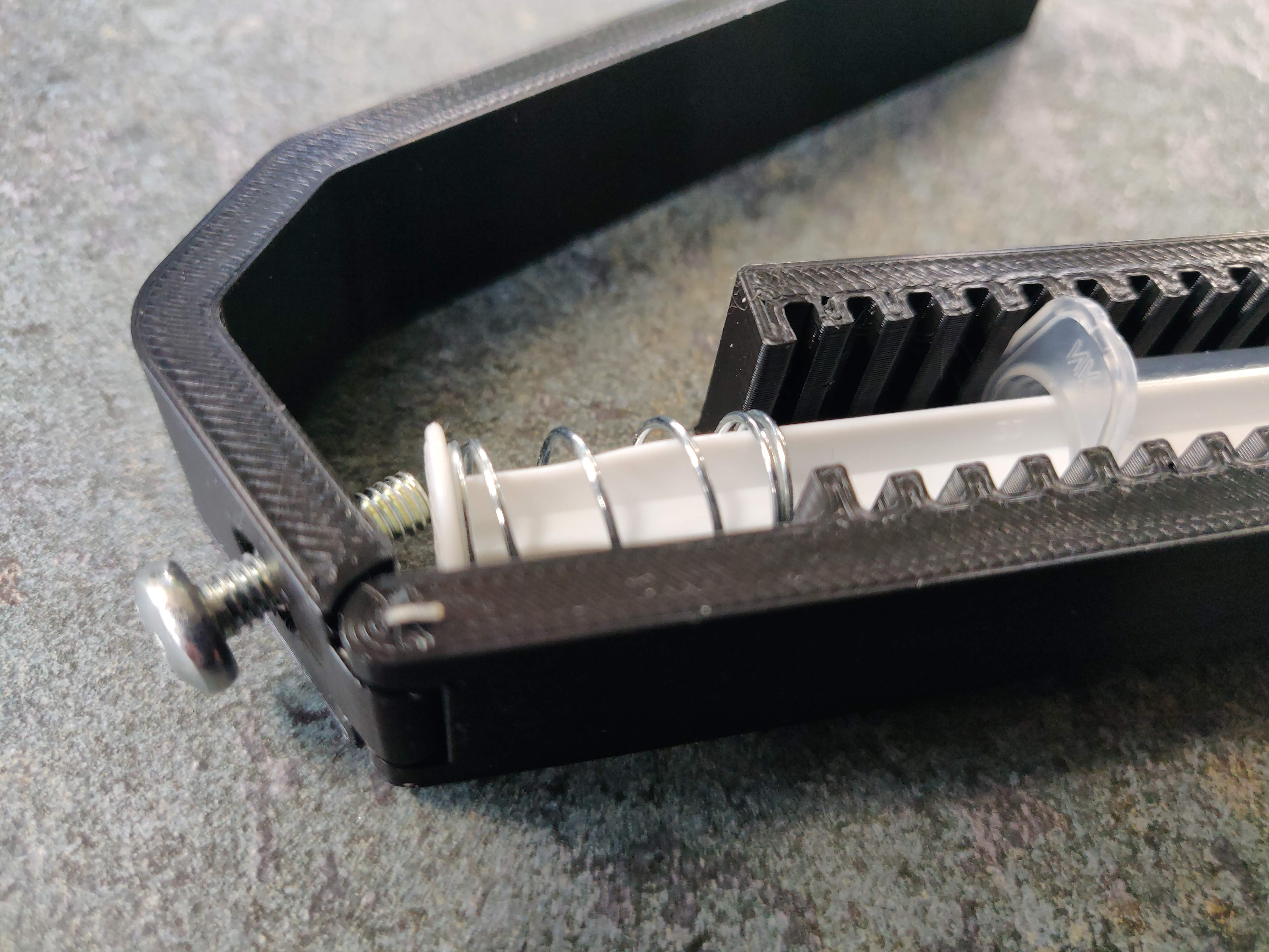 Manual solder flux dispenser for 3ml syringe by Lajo | Download free ...