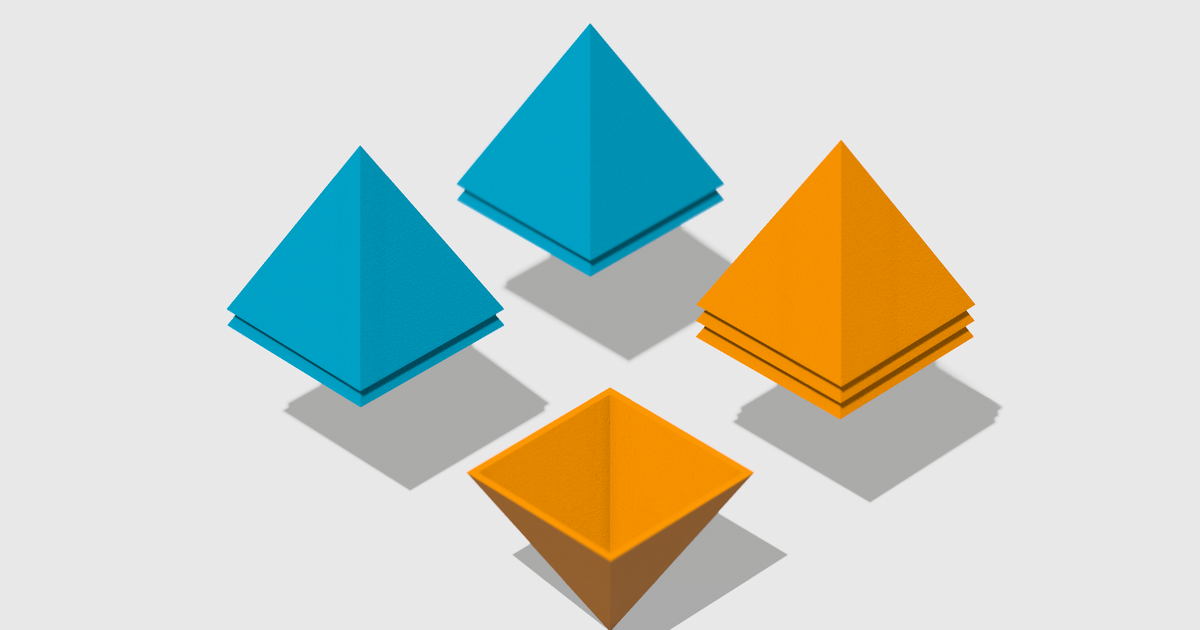 PAINT PYRAMIDS by OKKO | Download free STL model | Printables.com