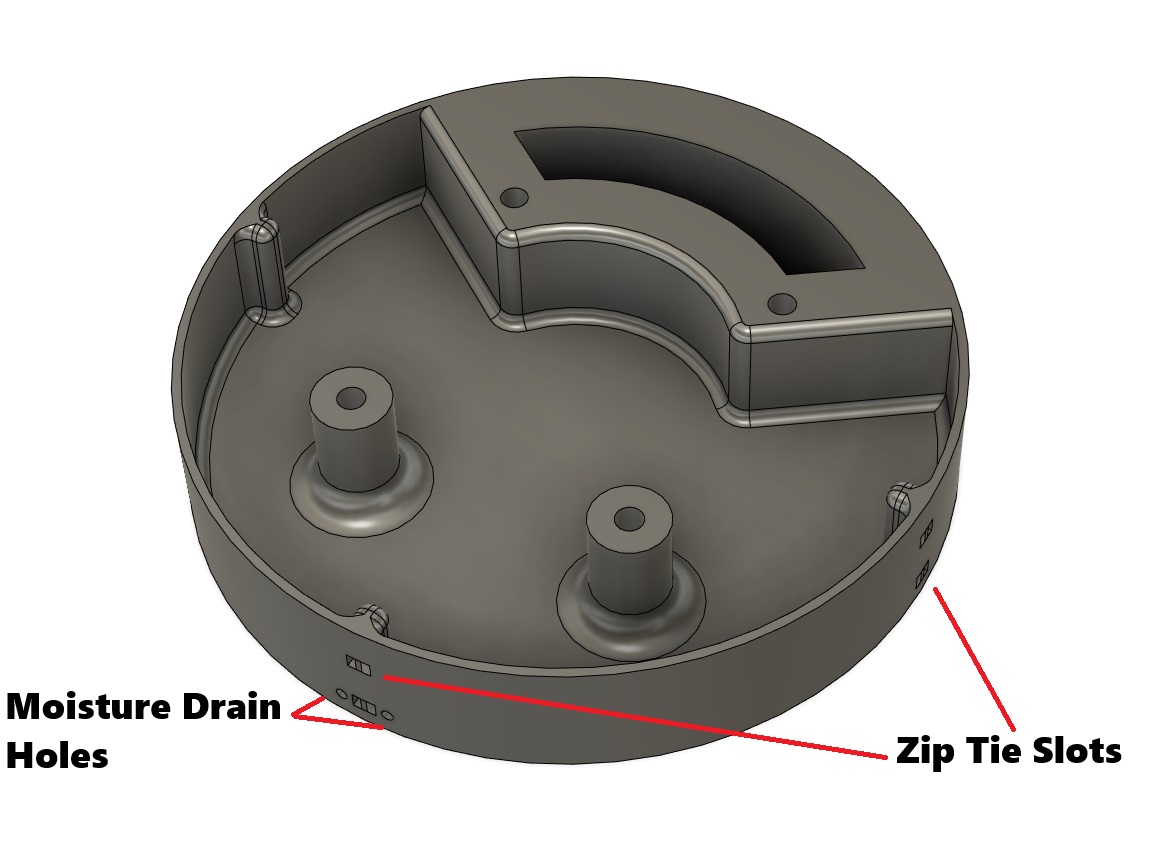Amcrest Turret IP Camera Wall Mount Baseplate by McTech3D | Download ...
