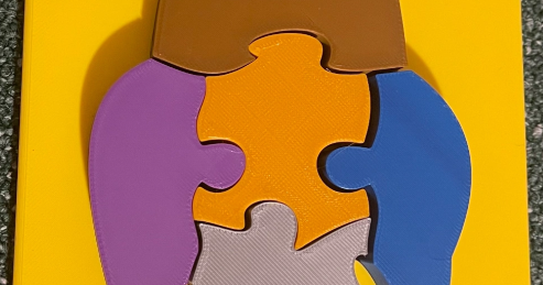 Rocket - Puzzle for Kids by ideat0m | Download free STL model ...