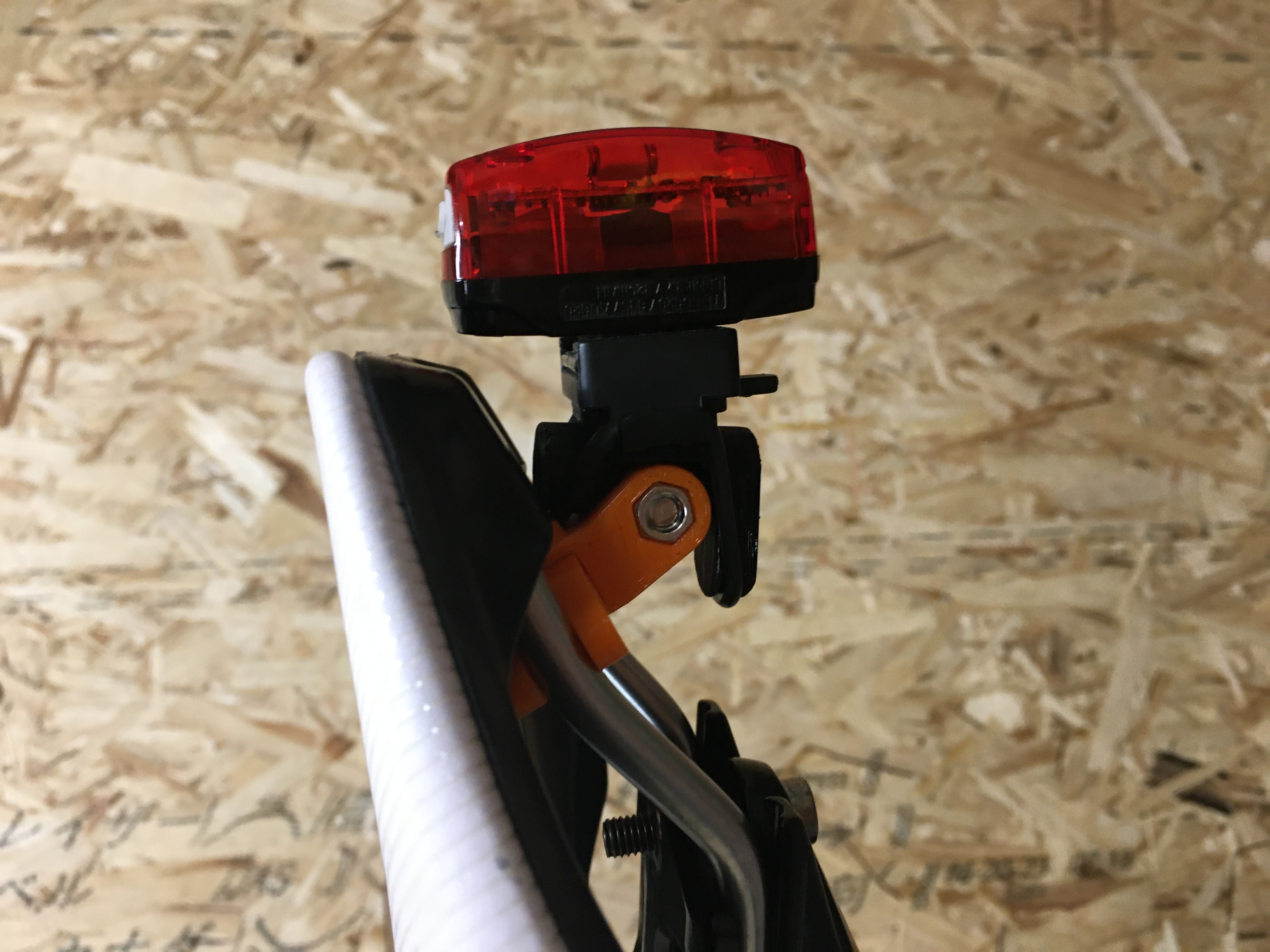 Bike Rear Light Mount by K3D-Works | Download free STL model ...