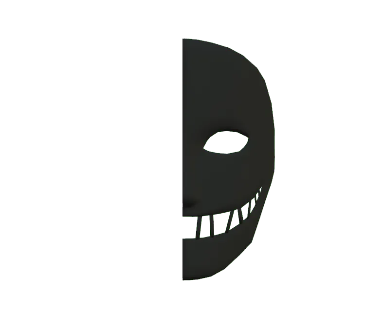 Black Zetsu Mask from Naruto by Skeleton Dan | Download free STL model ...