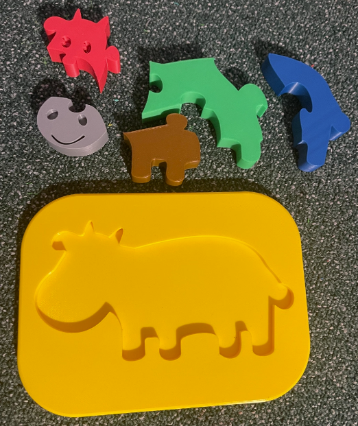 Cow - Puzzle for Kids by ideat0m | Download free STL model | Printables.com