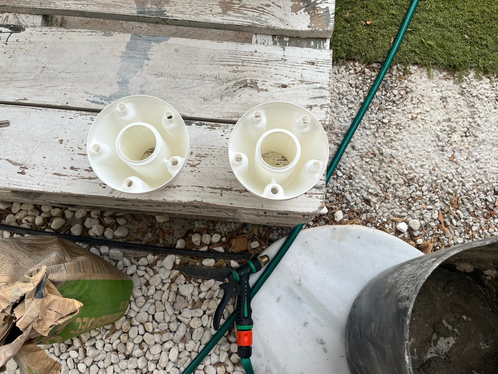 Cilindrical bolted Post Fence Foot 60mm by Nedeles | Download free STL ...