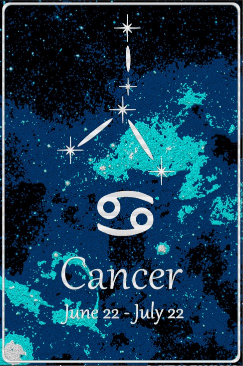 Cancer Astrology Card - English and French version by Arthena_3D ...