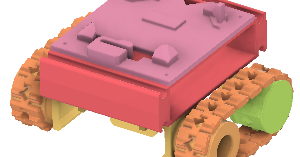 tank chassis for XRP robotics kit by takwah | Download free STL model ...