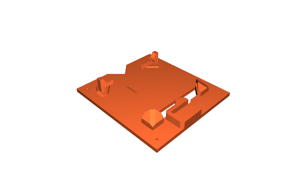 tank chassis for XRP robotics kit by takwah | Download free STL model ...