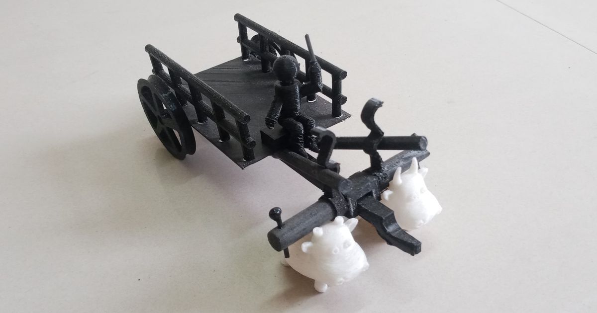 The Indian bullock cart por Rajesh Singuru | Descargar modelo STL ...