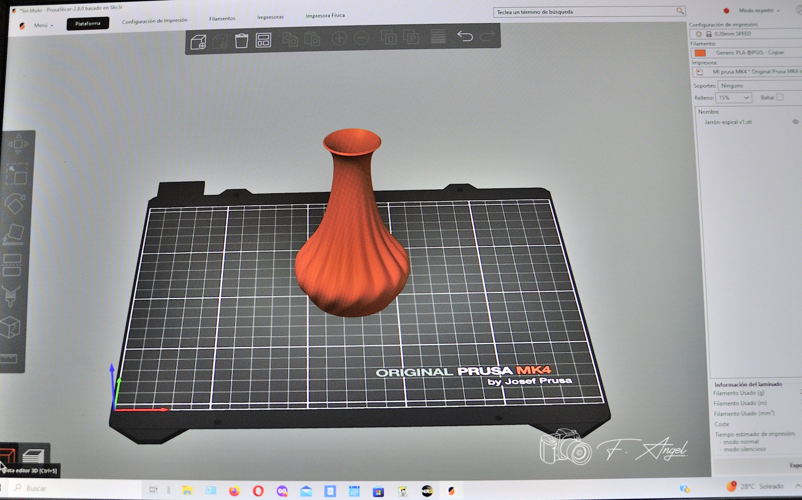 Jarrón Estriado by Fernando Angel | Download free STL model | Printables.com