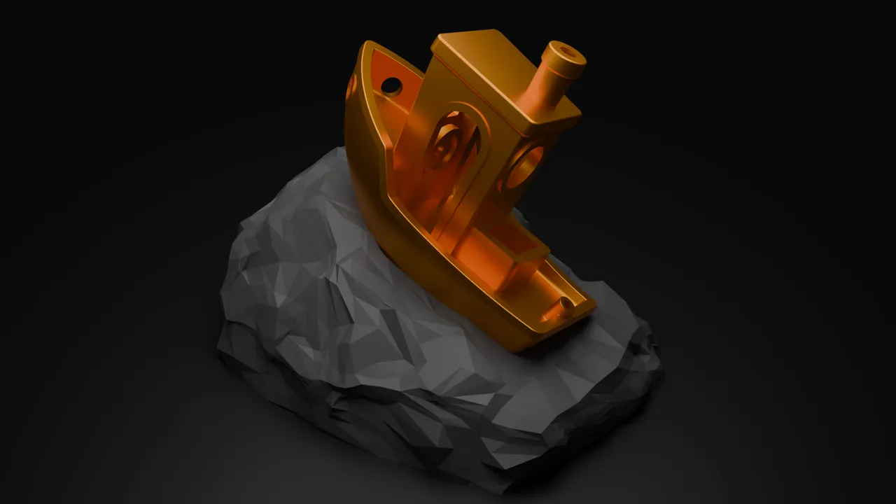 Stranded Benchy || Benchy Holder by Nando | Download free STL model ...