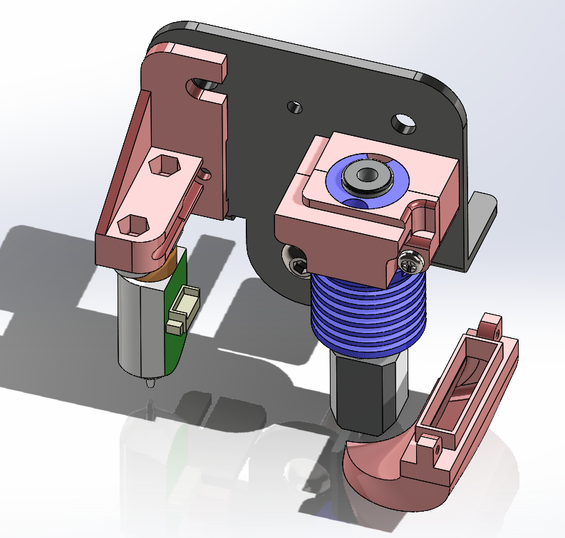 TZ-V6-2.0 Hot-end mount for Ender3 by Roman | Download free STL model ...