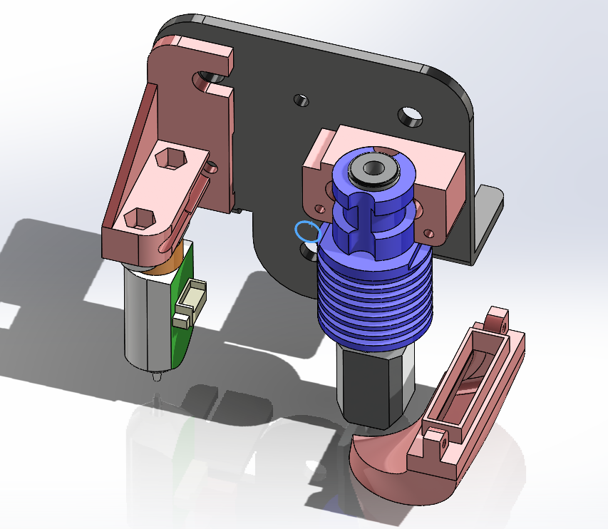 TZ-V6-2.0 Hot-end mount for Ender3 by Roman | Download free STL model ...
