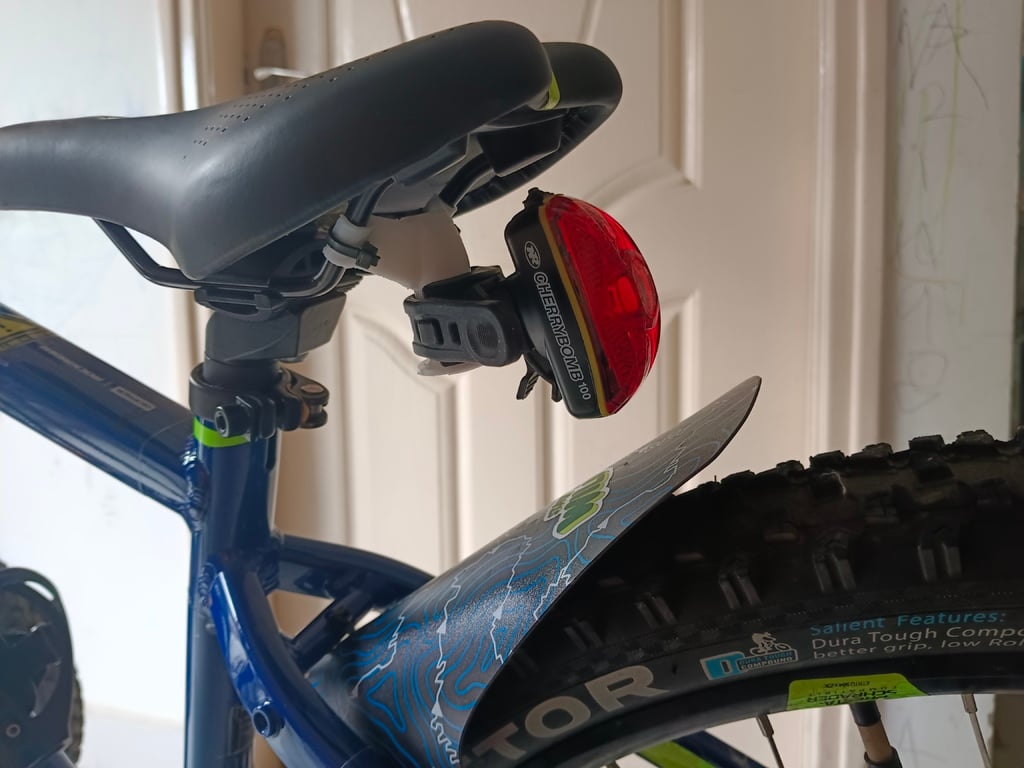 Saddle rear light mount by Merin Kumar SP | Download free STL model ...