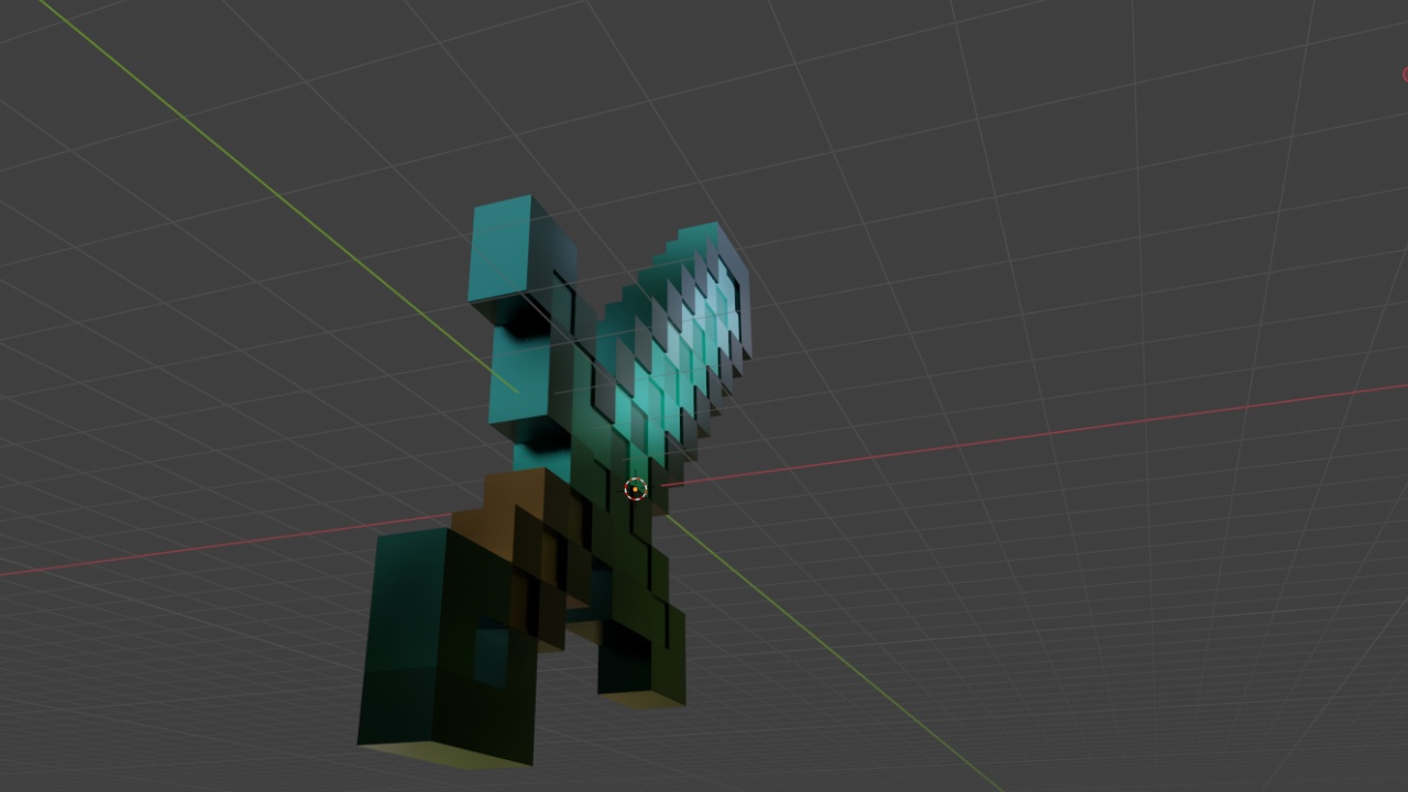 Minecraft sword key ring by Piesolo | Download free STL model ...