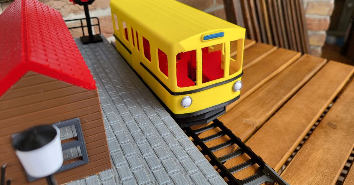 Berlin Toy Train Car for 0 Scale by ASKA Modelle | Download free STL ...