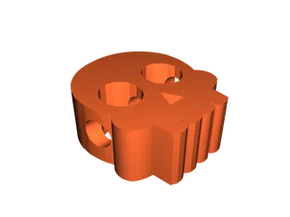 Lebka na náramek plochá by Tomáš | Download free STL model | Printables.com