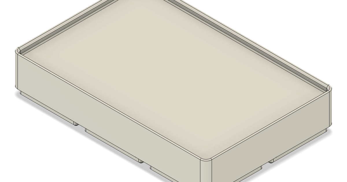 customizable, solid (filled-in/blank) Gridfinity boxes/bins for custom ...