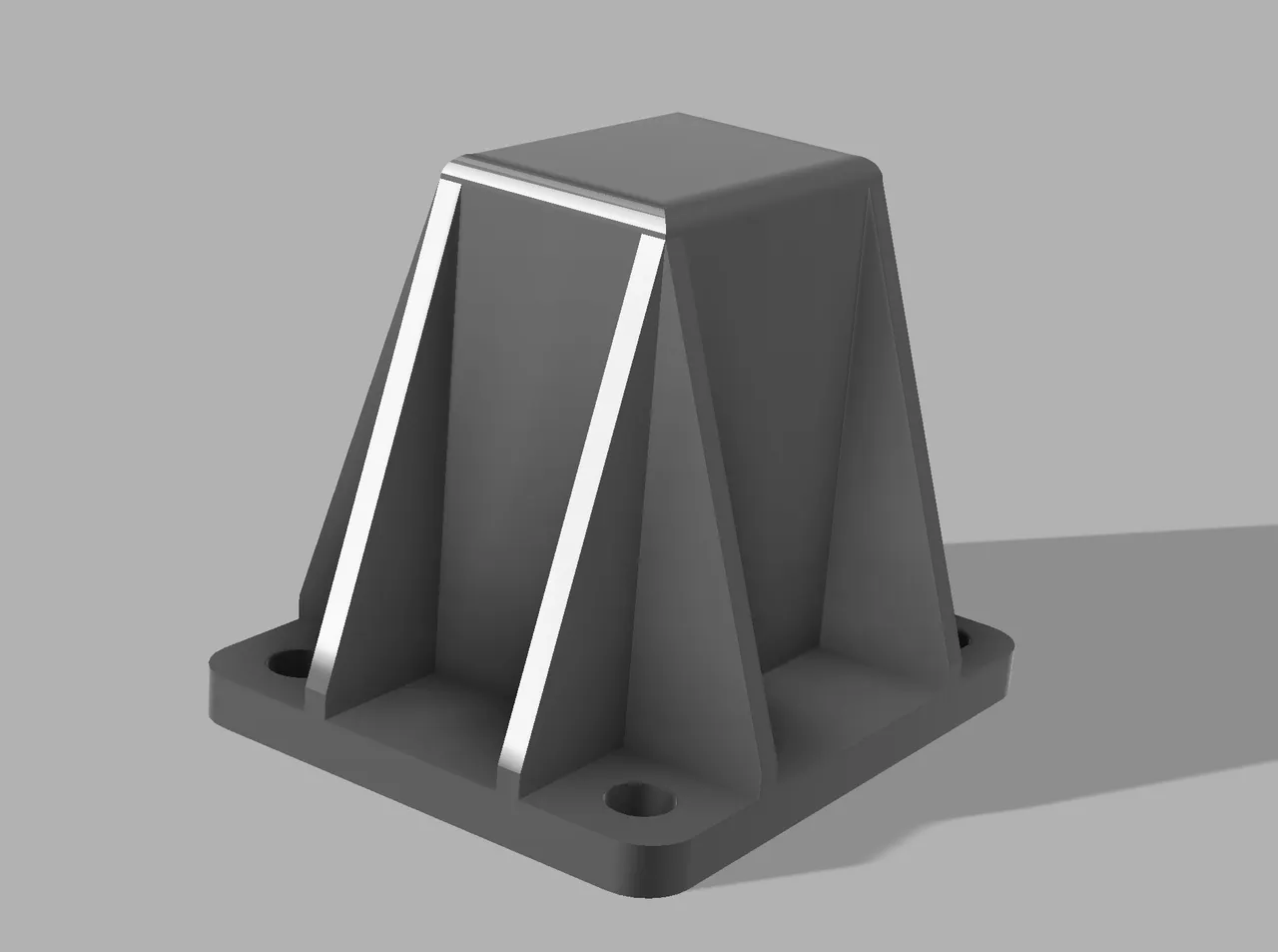 Massive leg base for tool trolley by 3D-Printiverse | Download free STL ...