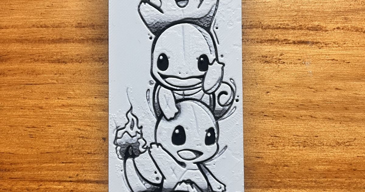 Pokemon Hueforge bookmark by Opari3D | Download free STL model ...