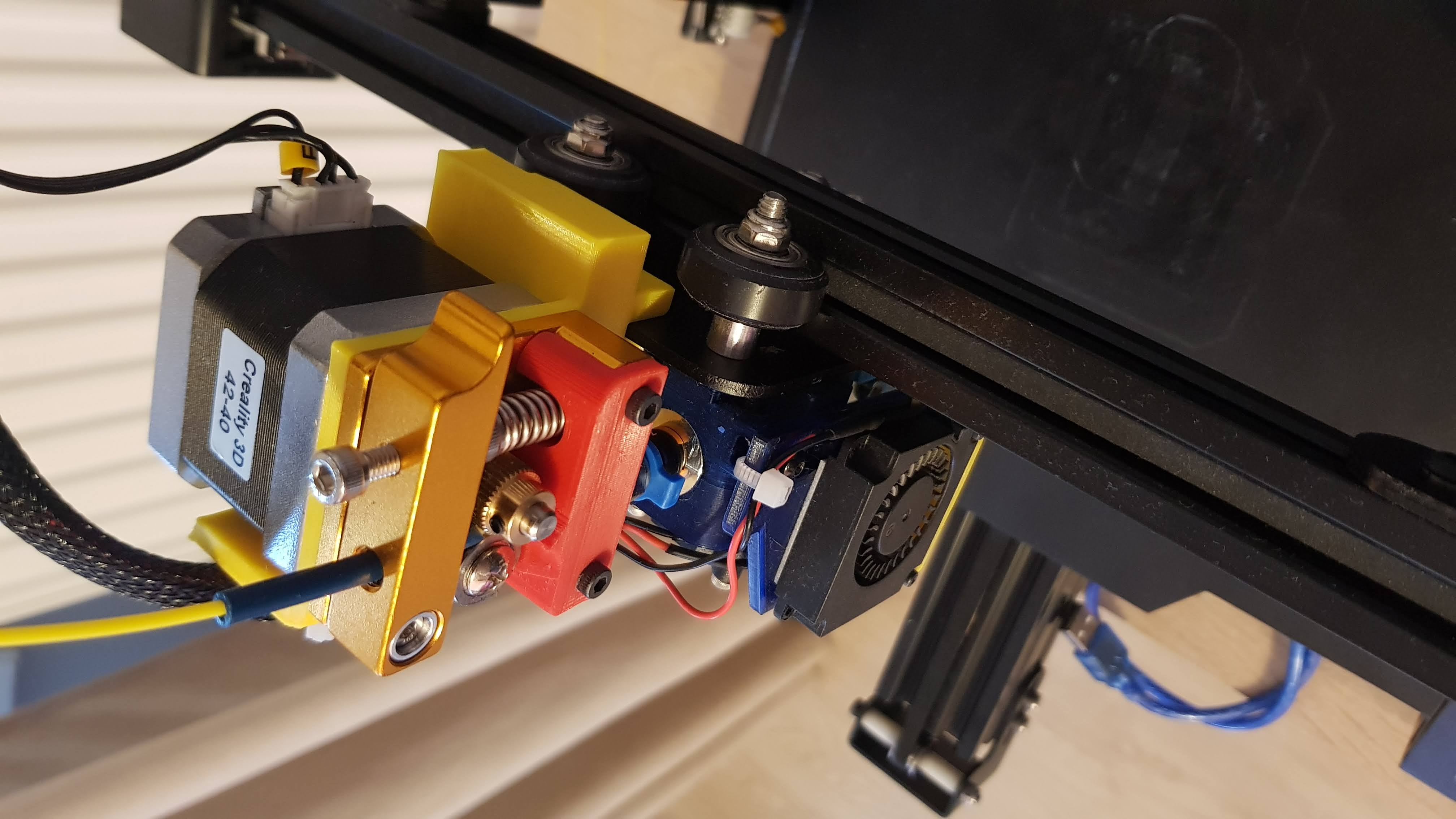 Ender 3 Direct Drive mod with E3D V6 by tboss | Download free STL model ...