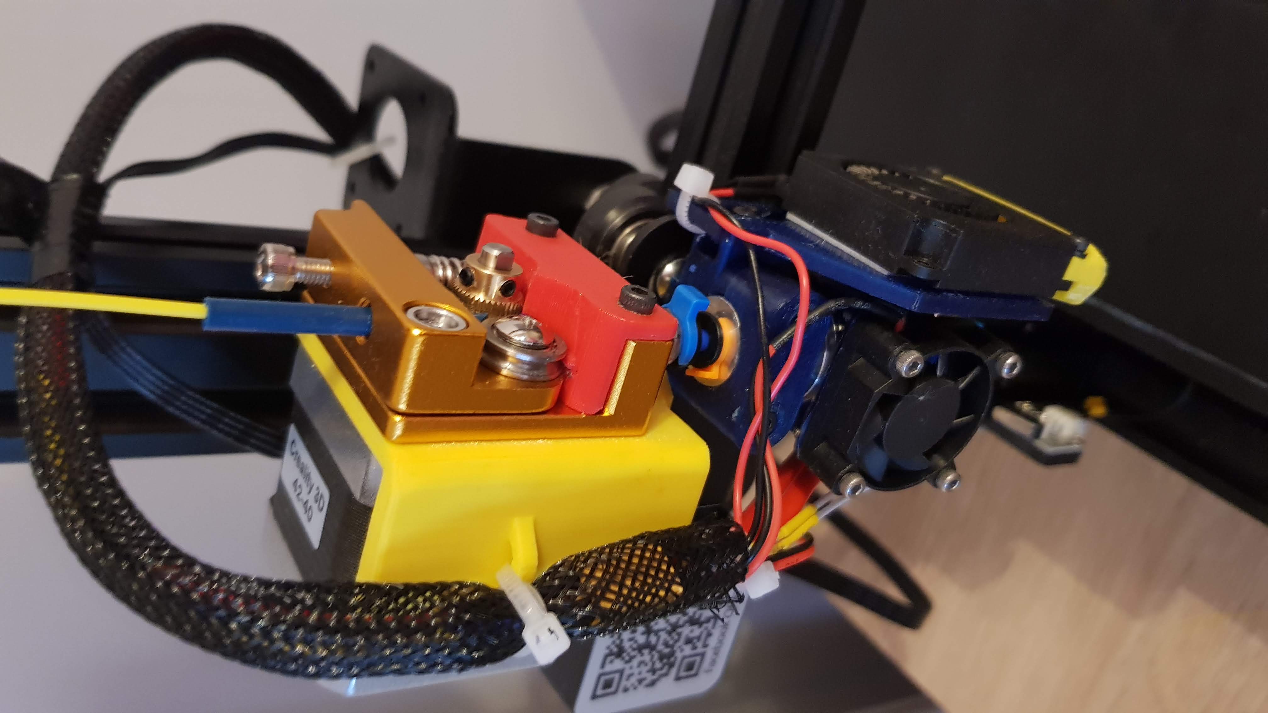 Ender 3 Direct Drive mod with E3D V6 by tboss | Download free STL model ...