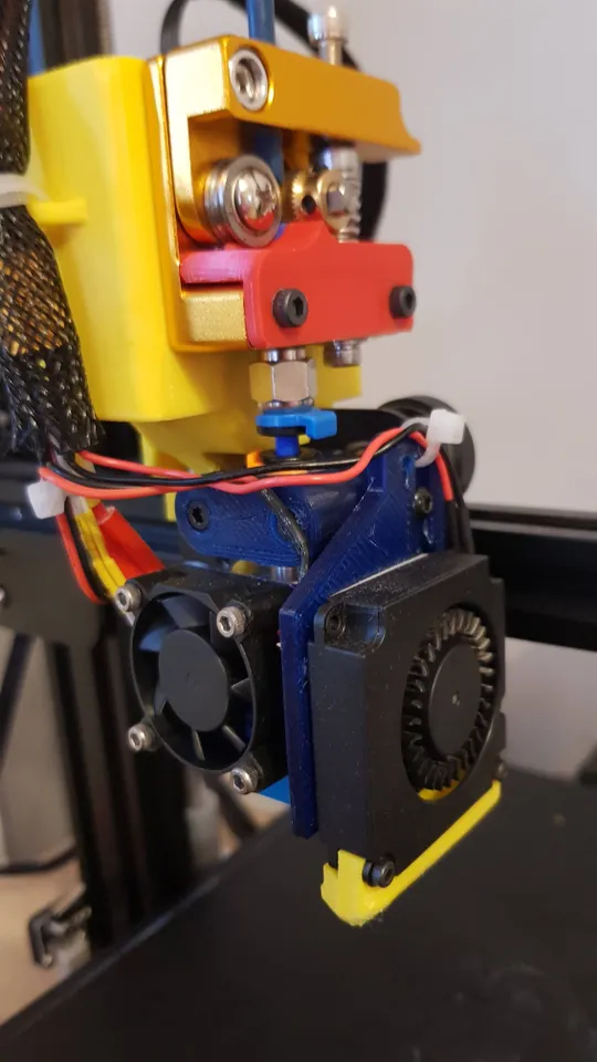 Ender 3 Direct Drive mod with E3D V6 by tboss | Download free STL model ...