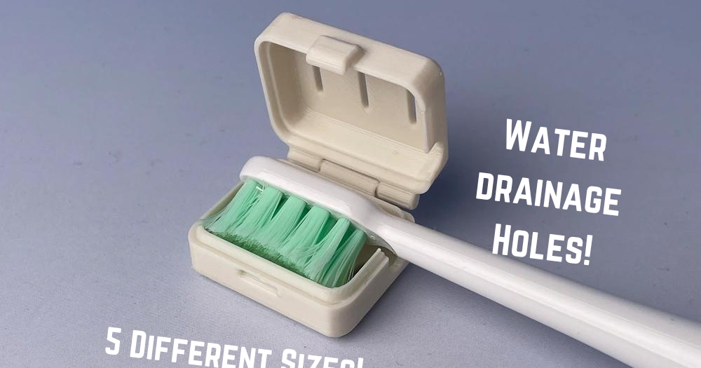 Minimalistic Toothbrush Case (Print in Place) by Master Printer ...