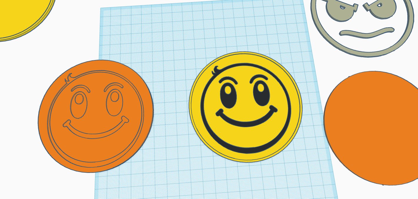 Emoji - Happy by Eva Máčová | Download free STL model | Printables.com