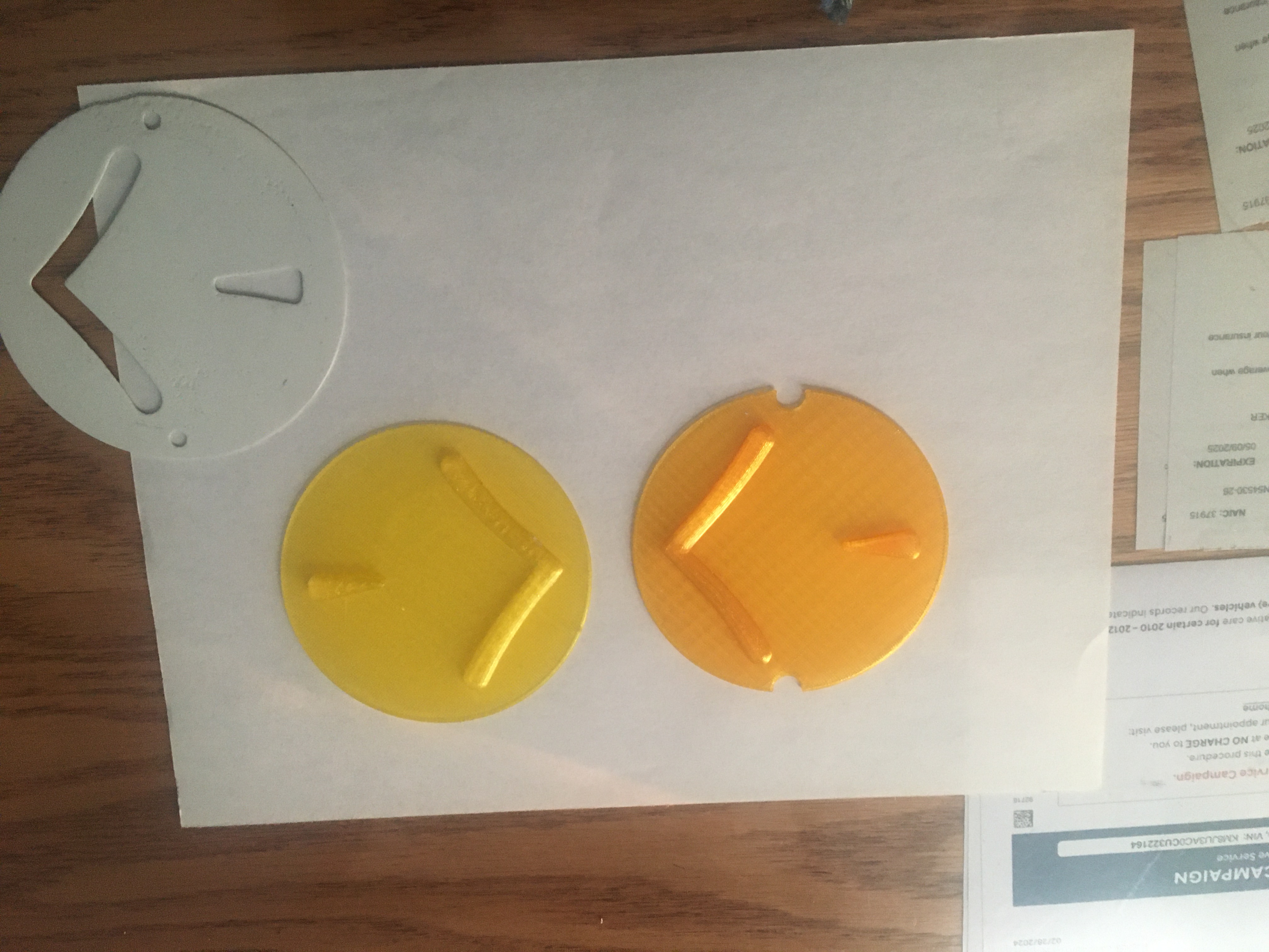 Replacement Lens for Model T-A turn signals by BillV | Download free ...