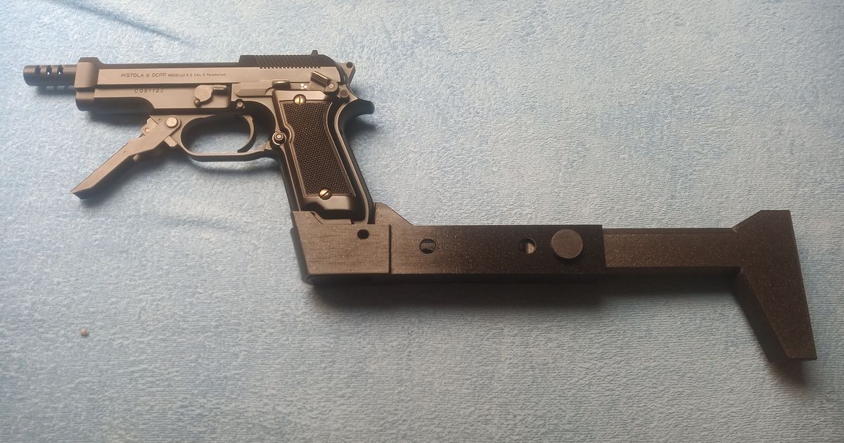 M93R - pažba by Jurdam | Download free STL model | Printables.com