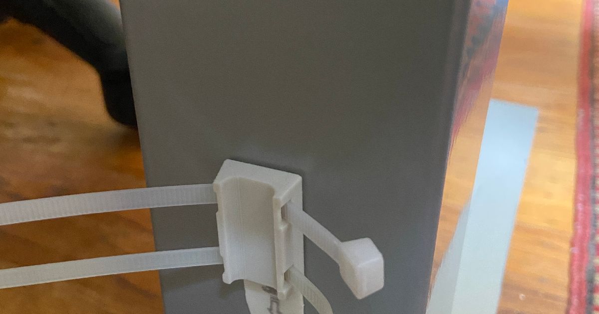 Cable Tie Mounts by makrspacr | Download free STL model | Printables.com