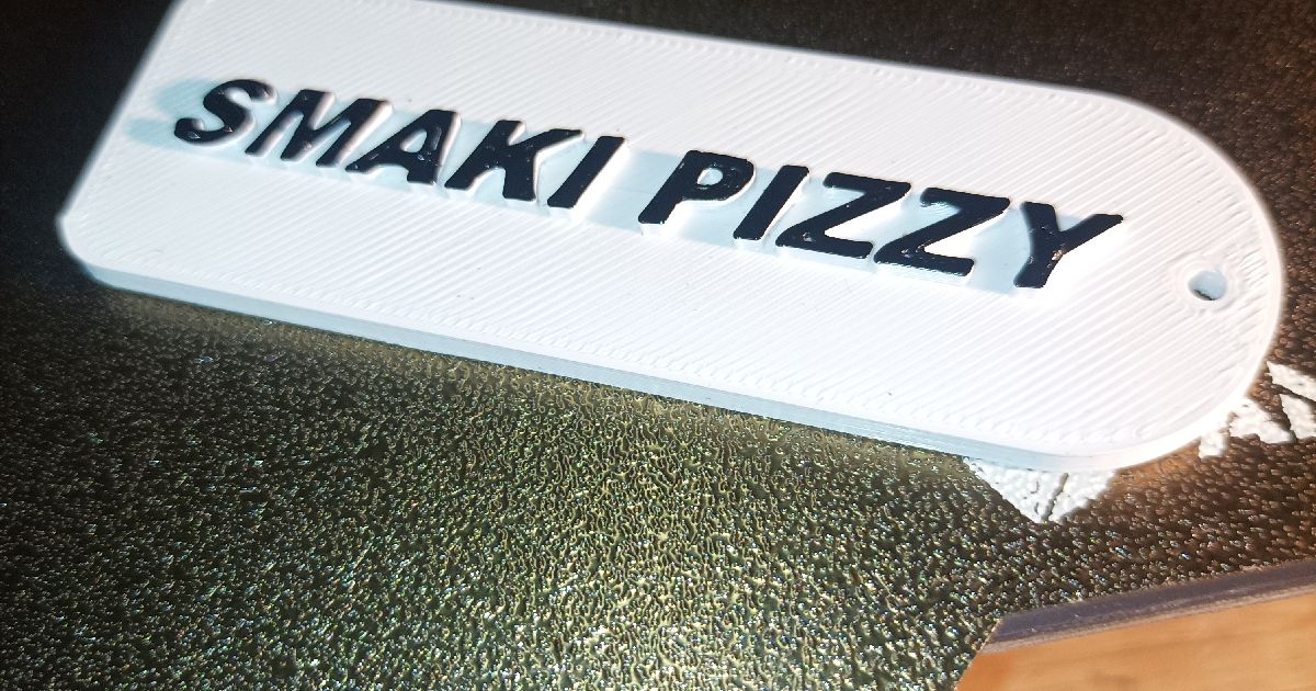 Pizza flavors keychain by SCANER | Download free STL model | Printables.com