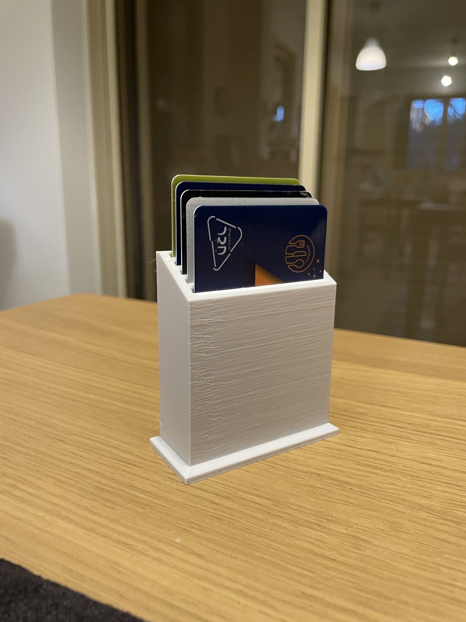 Inclined Cards Stand by WizRed | Download free STL model | Printables.com