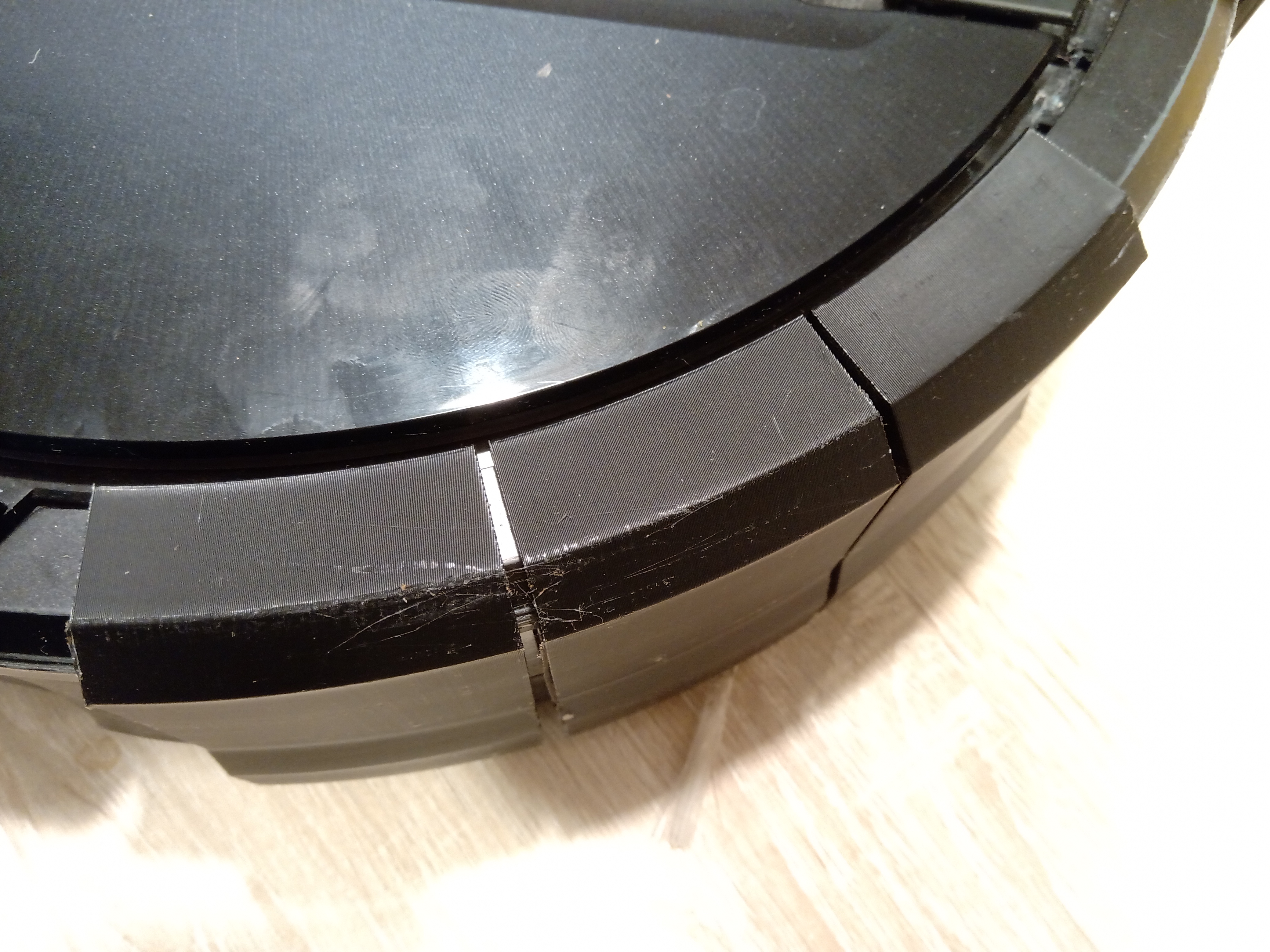 Roomba Segmented Snap-On Bumper by possebaer | Download free STL model ...