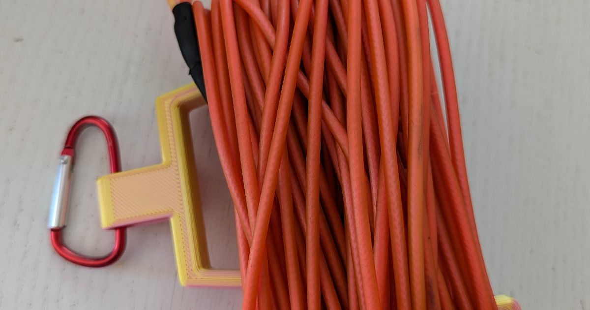 Cord Winder with carabin hook attachment by Robin Lunde | Download free ...