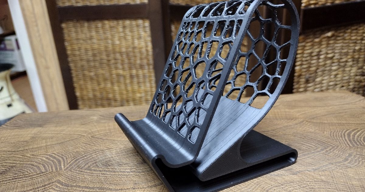 Phone Stand/Cradle by Throughmyeye | Download free STL model ...