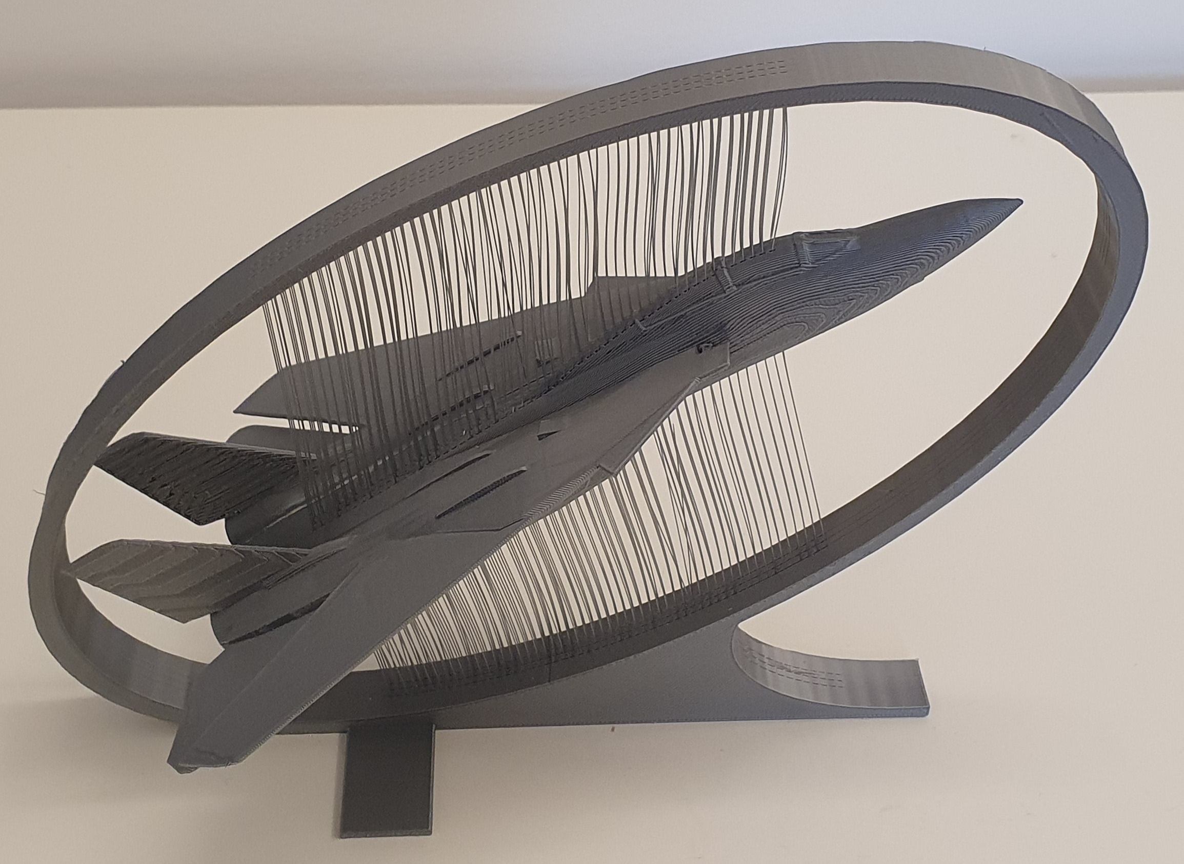 Grumman F-14 Tomcat Side - String Art by Raskal | Download free STL ...