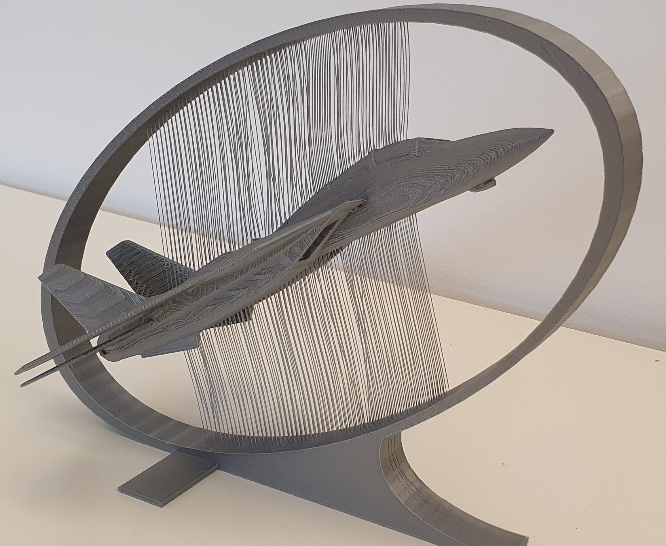 Grumman F-14 Tomcat Side - String Art by Raskal | Download free STL ...