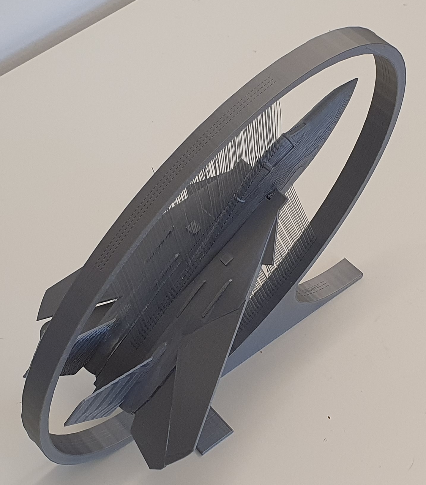 Grumman F-14 Tomcat Side - String Art by Raskal | Download free STL ...