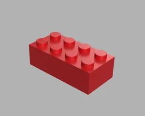 Lego 2x4 Brick by Jonatan Lepík | Download free STL model | Printables.com