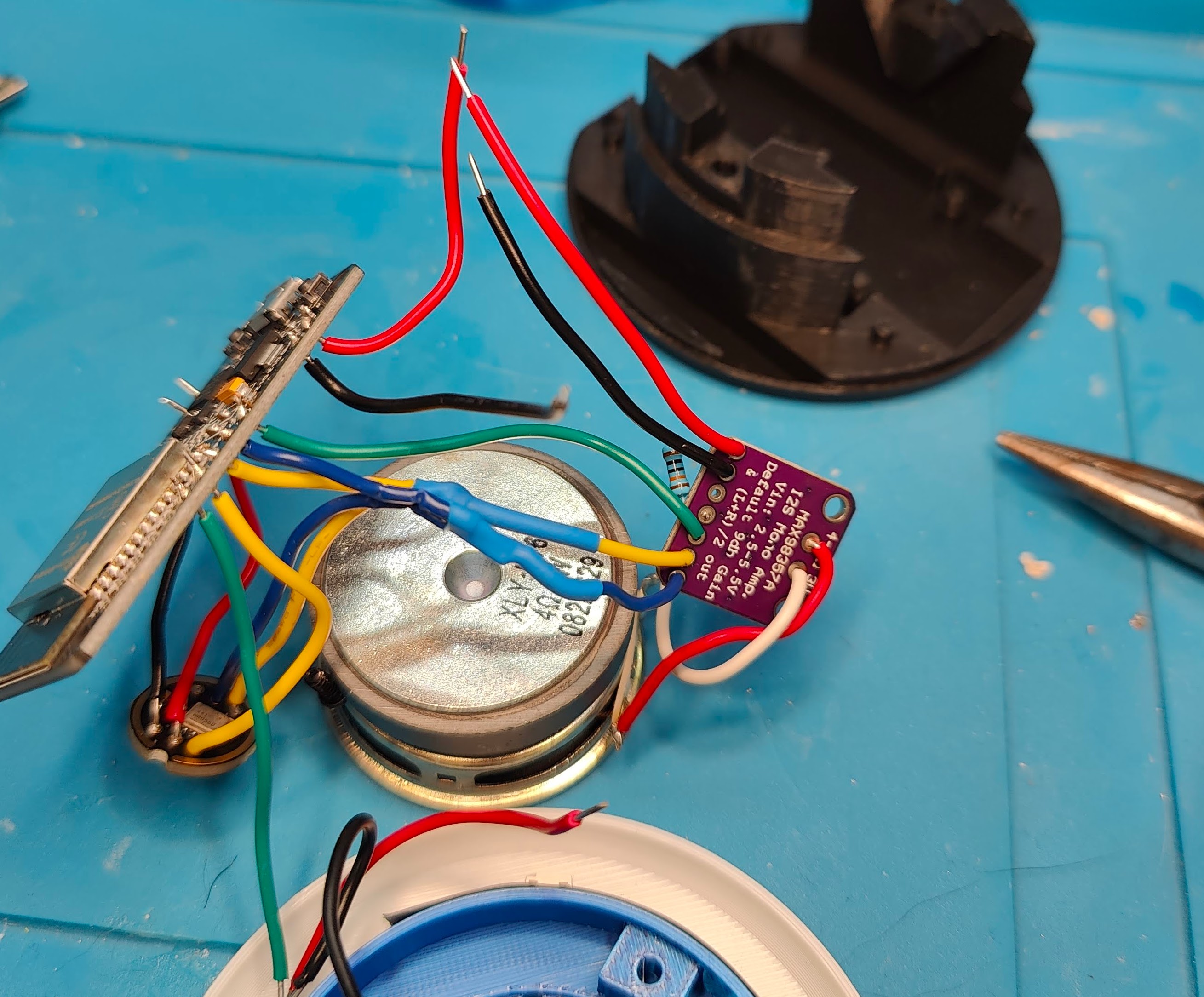 Supports Esp32 Dev Board And Speakers With Larger Magnet By