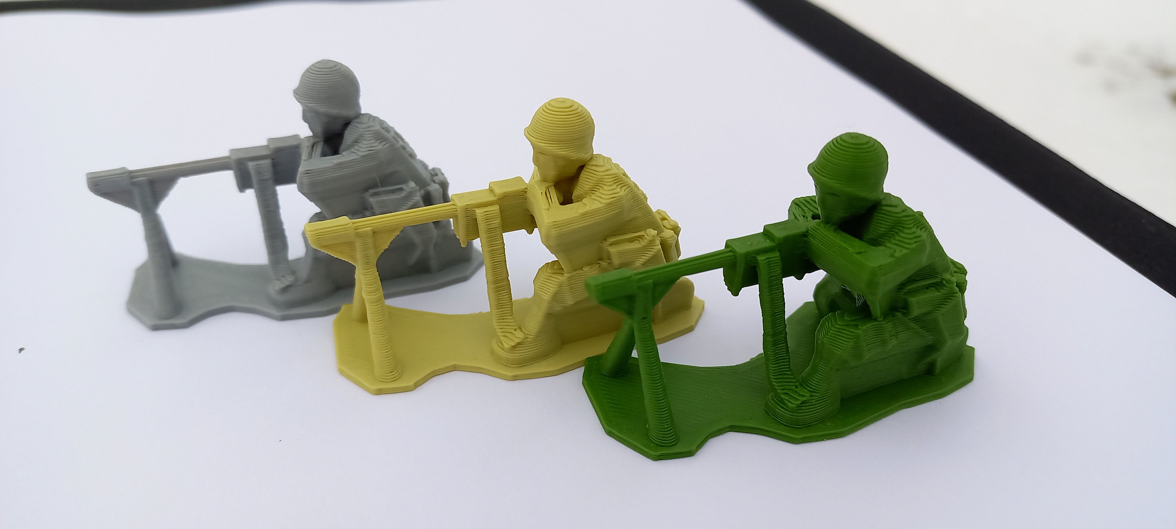 Lowpoly Armies - WW2 Gunner Extra Sturdy Army Men Toy Soldier von ...