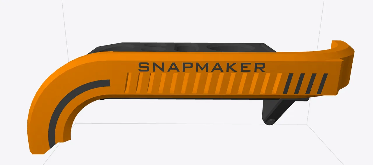 Side filament brackets for Snapmaker J1S by Roberto Mendoza Gasca ...